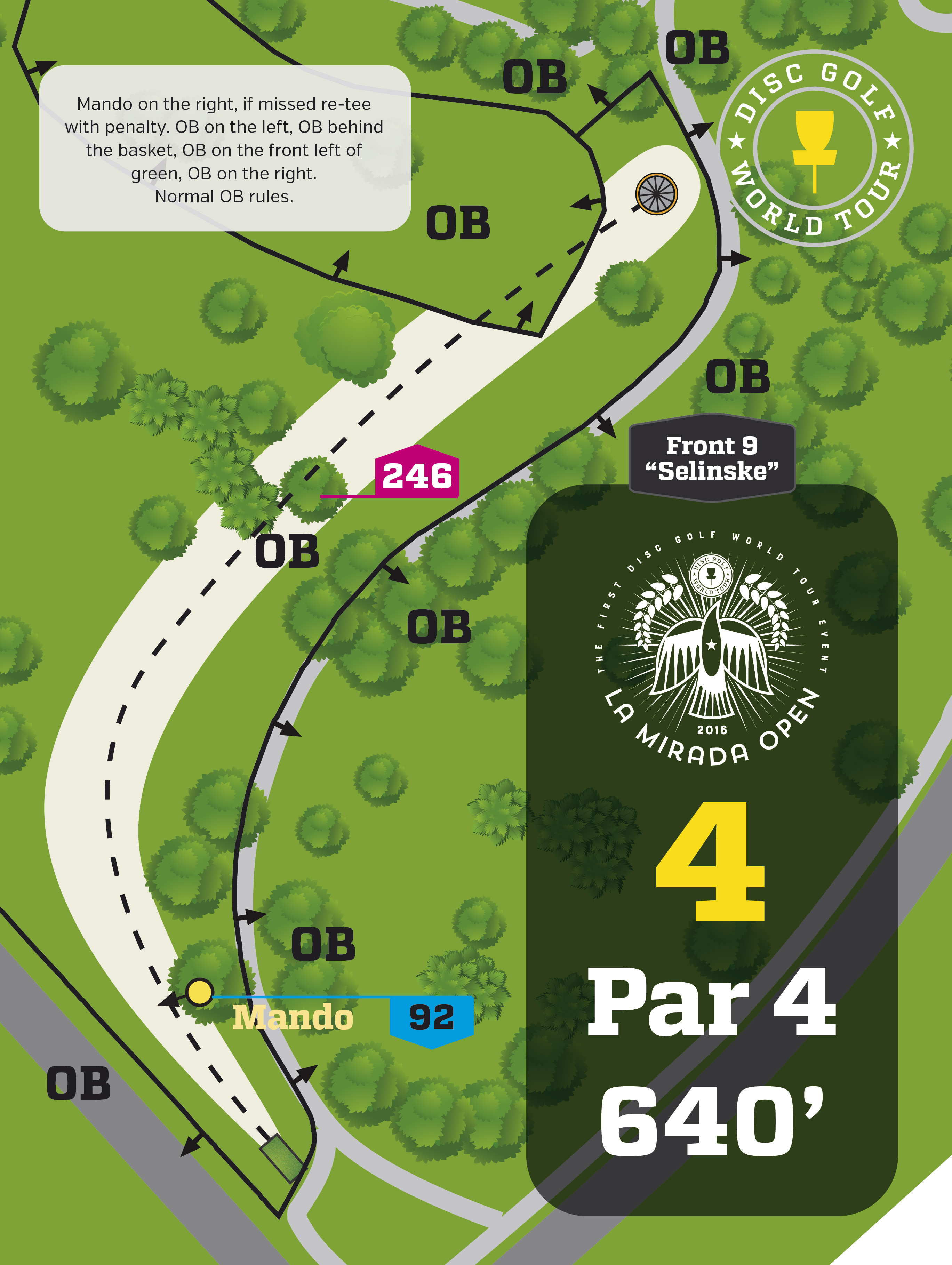 La Mirada Open Mobile Caddie Book - Disc Golf World Tour