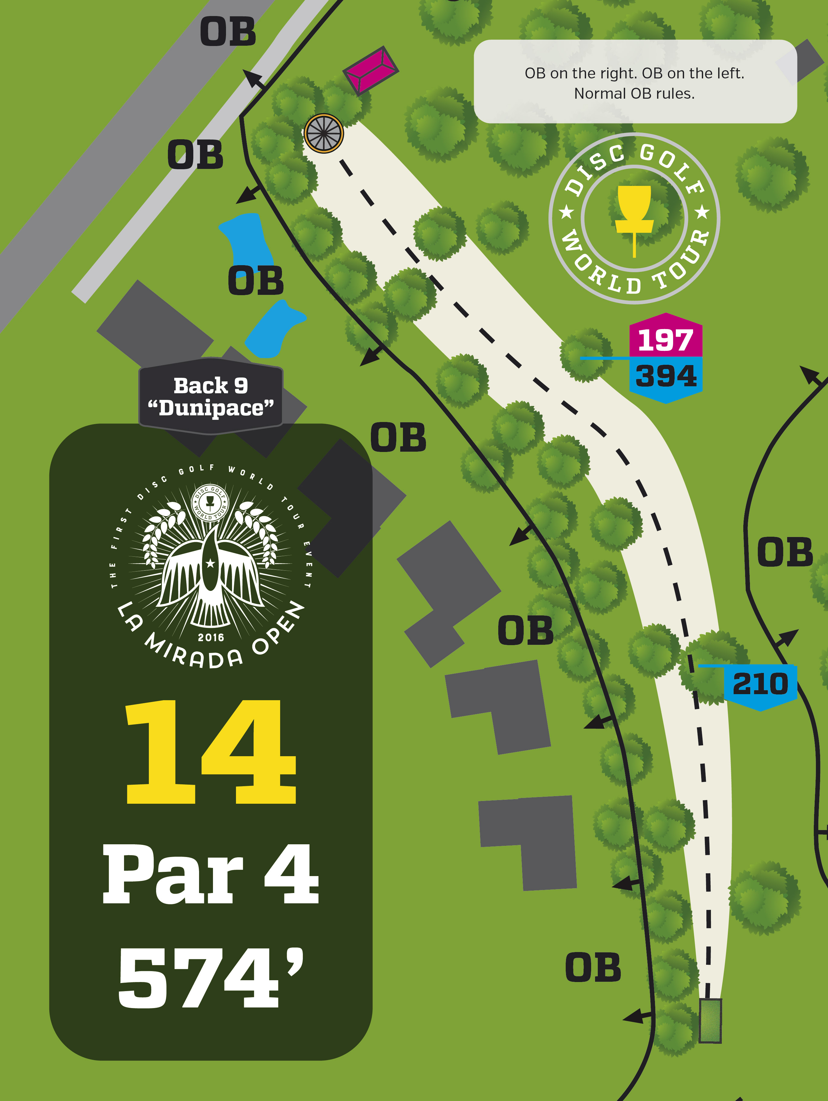 La Mirada Open Mobile Caddie Book - Disc Golf World Tour